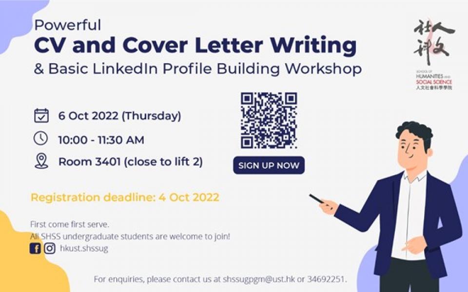 Powerful CV and Cover Letter Writing Workshop & Basic LinkedIn Profile ...